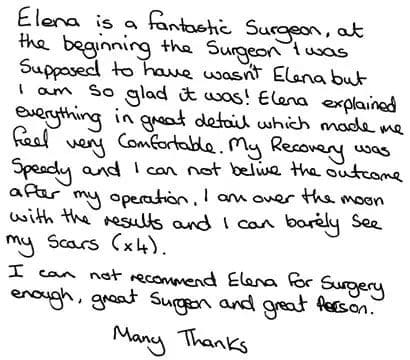 Patient Feedback | North Bristol Private Hospital